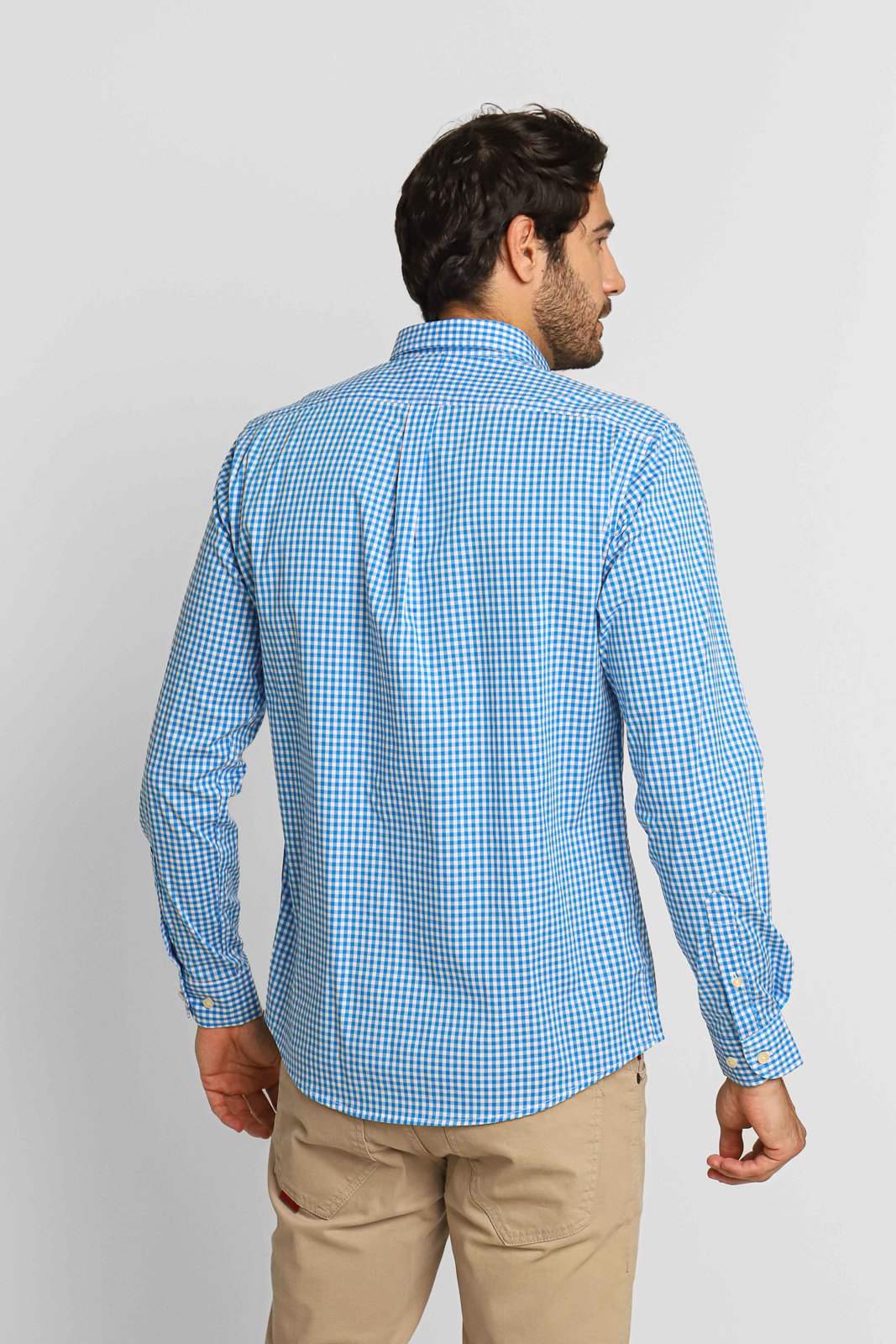 Camisa Ralph Lauren ml Xadrez Azul Capri Poney Verde | Henri Store ...