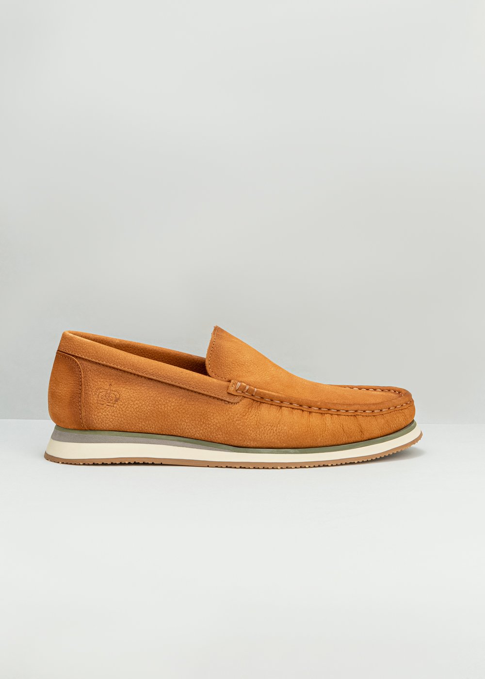 Mocassim Dom Henrico Velvet Orange Marrom Claro | Henri Store - Loja Oficial