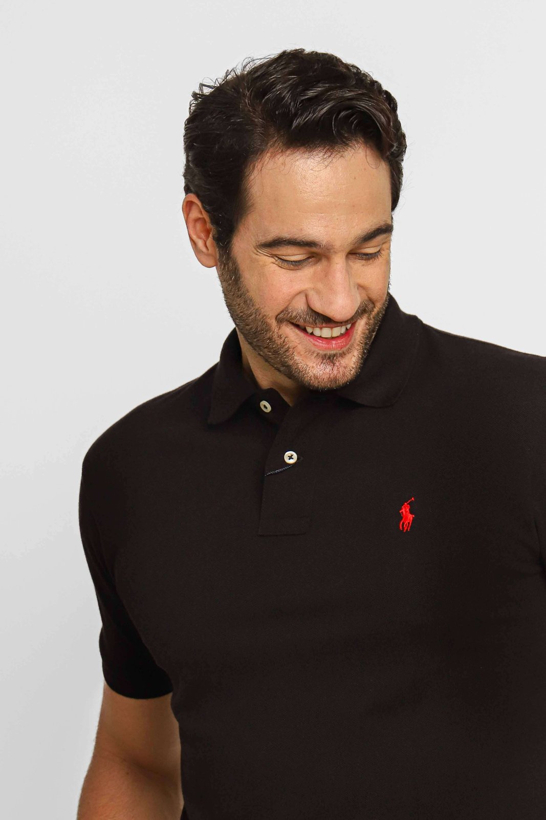 Polo Ralph Lauren Preta Small Poney Vermelho | Henri Store - Loja Oficial