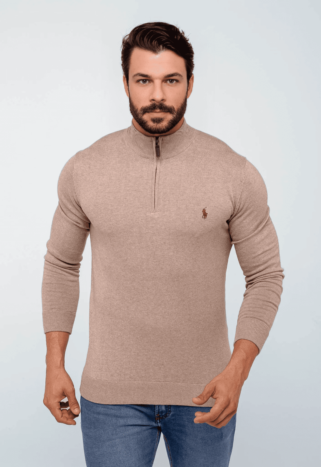 Suéter Ralph Lauren Básico Gola Zíper | Henri Store - Loja Oficial