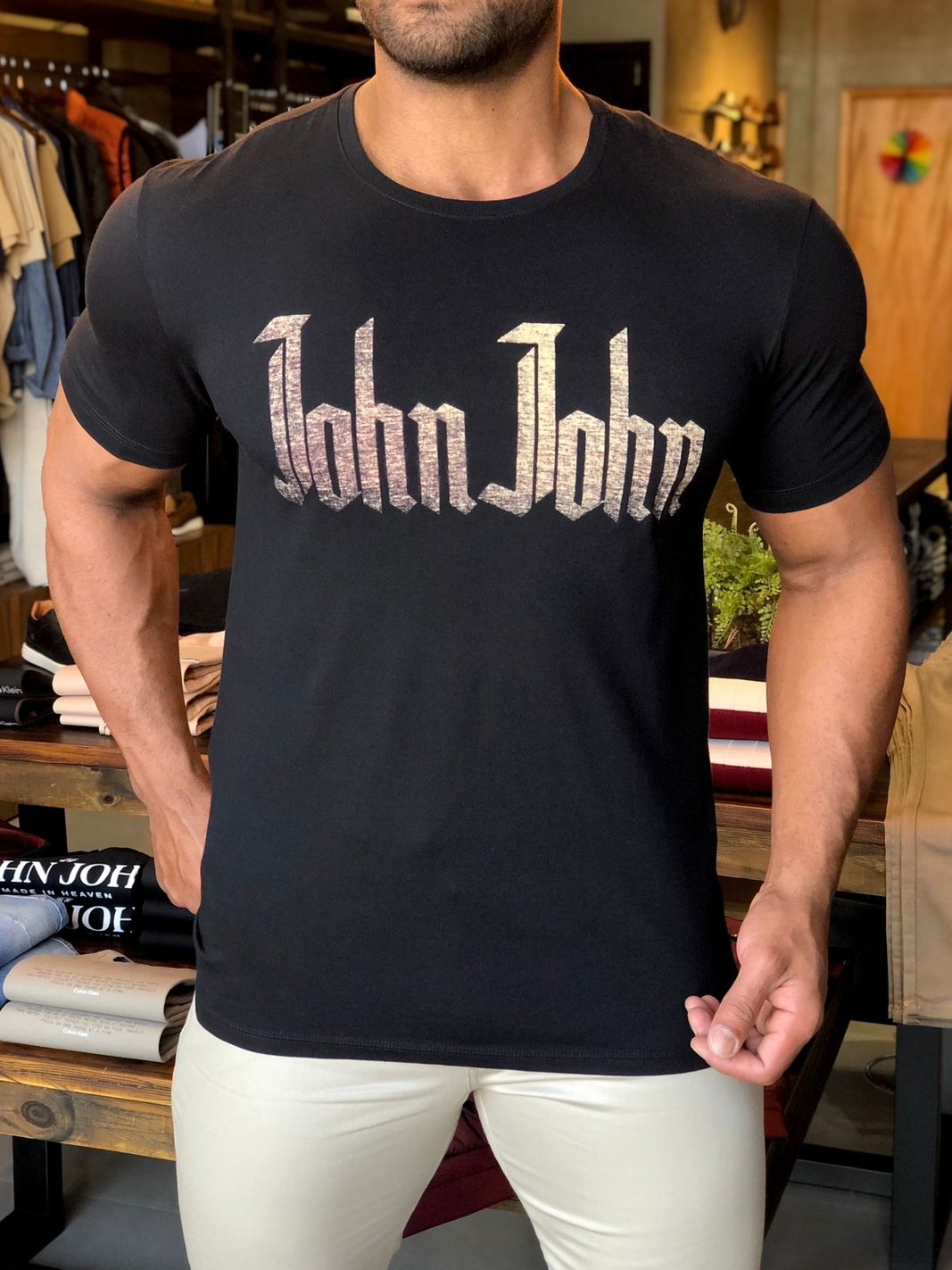 Camiseta John John Lettering | Henri Store - Loja Oficial