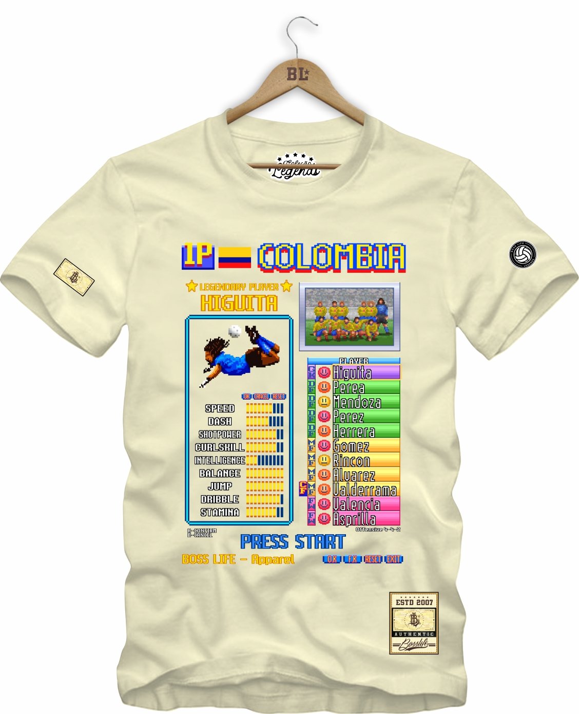 Camiseta Legends Card Higuita | Boss Life