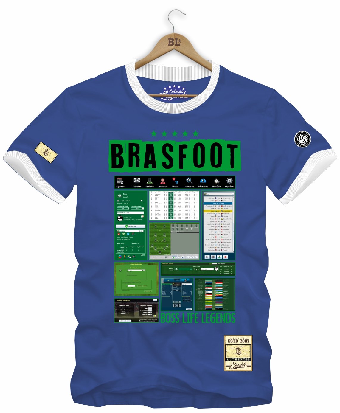 Camiseta Legends Brasfoot Manager | Boss Life
