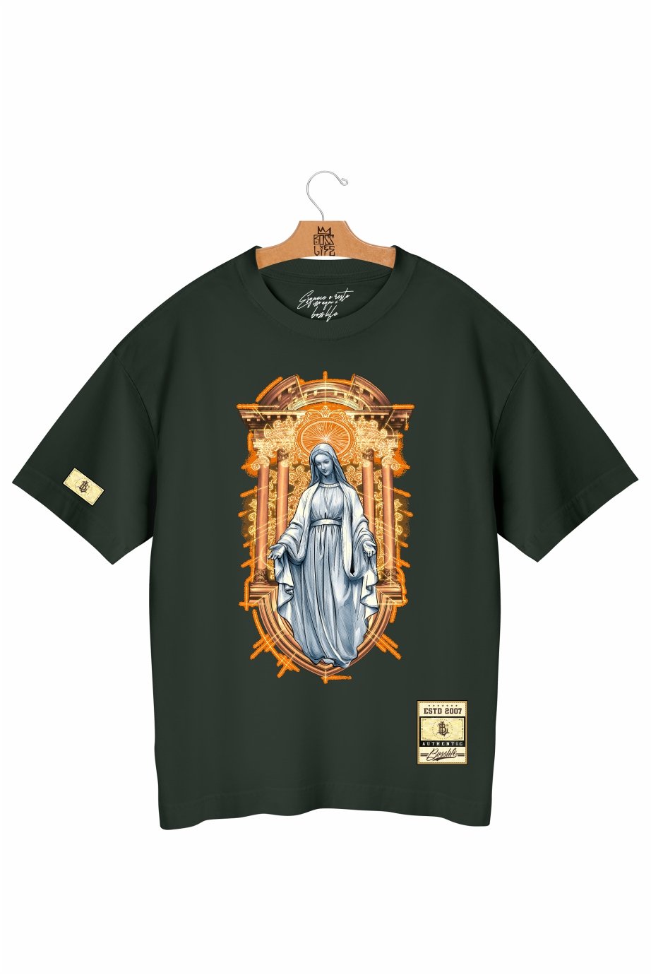Camiseta Oversized Maria Bl Faith | Boss Life