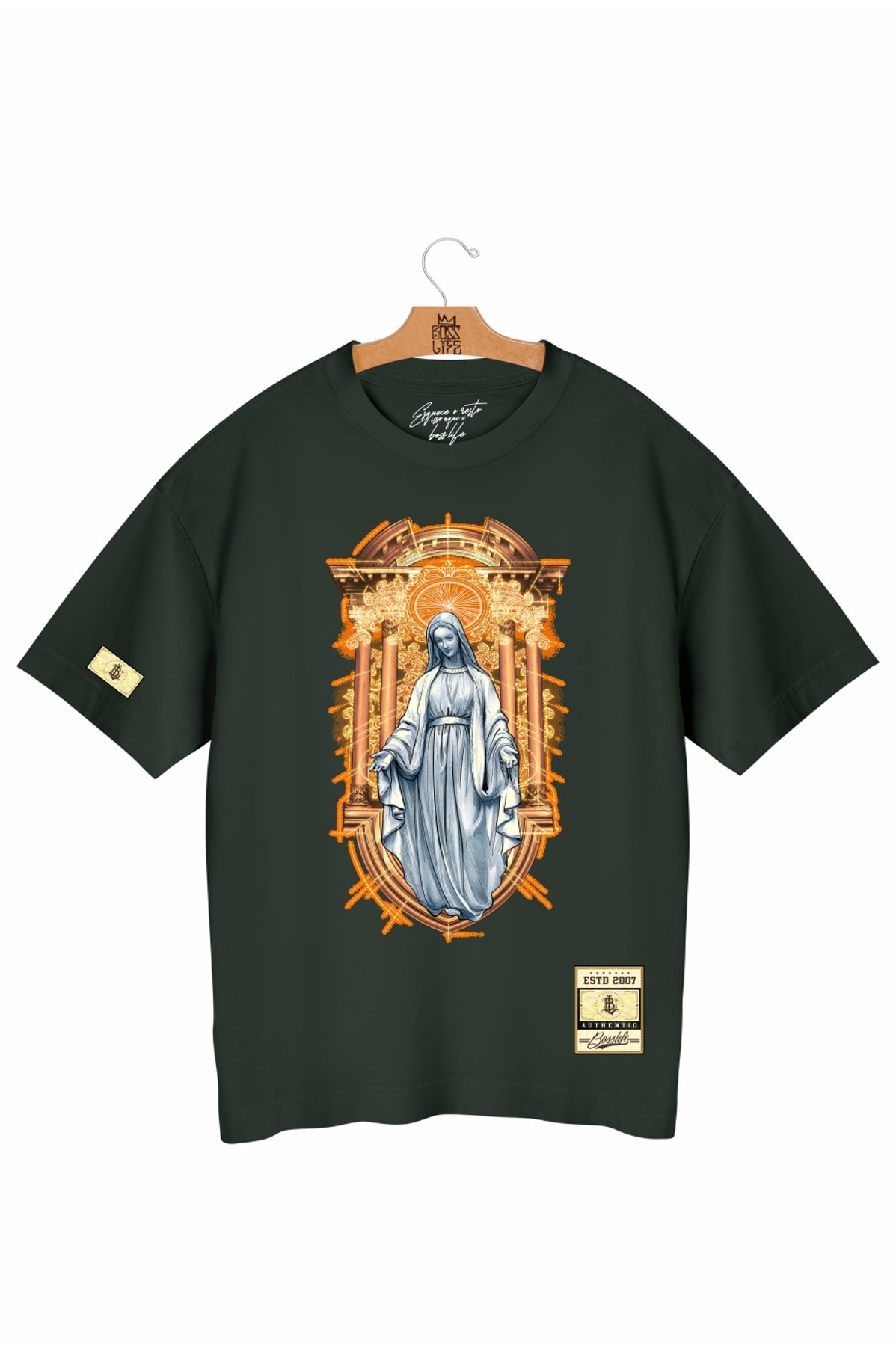 Camiseta Oversized Maria Bl Faith | Boss Life