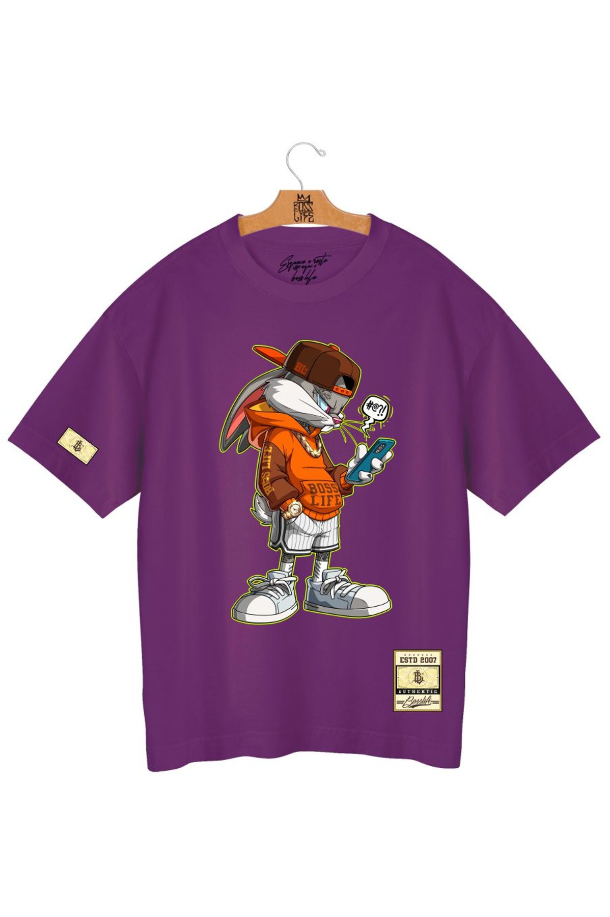 Camiseta Oversized Boss Life Bunny | Boss Life