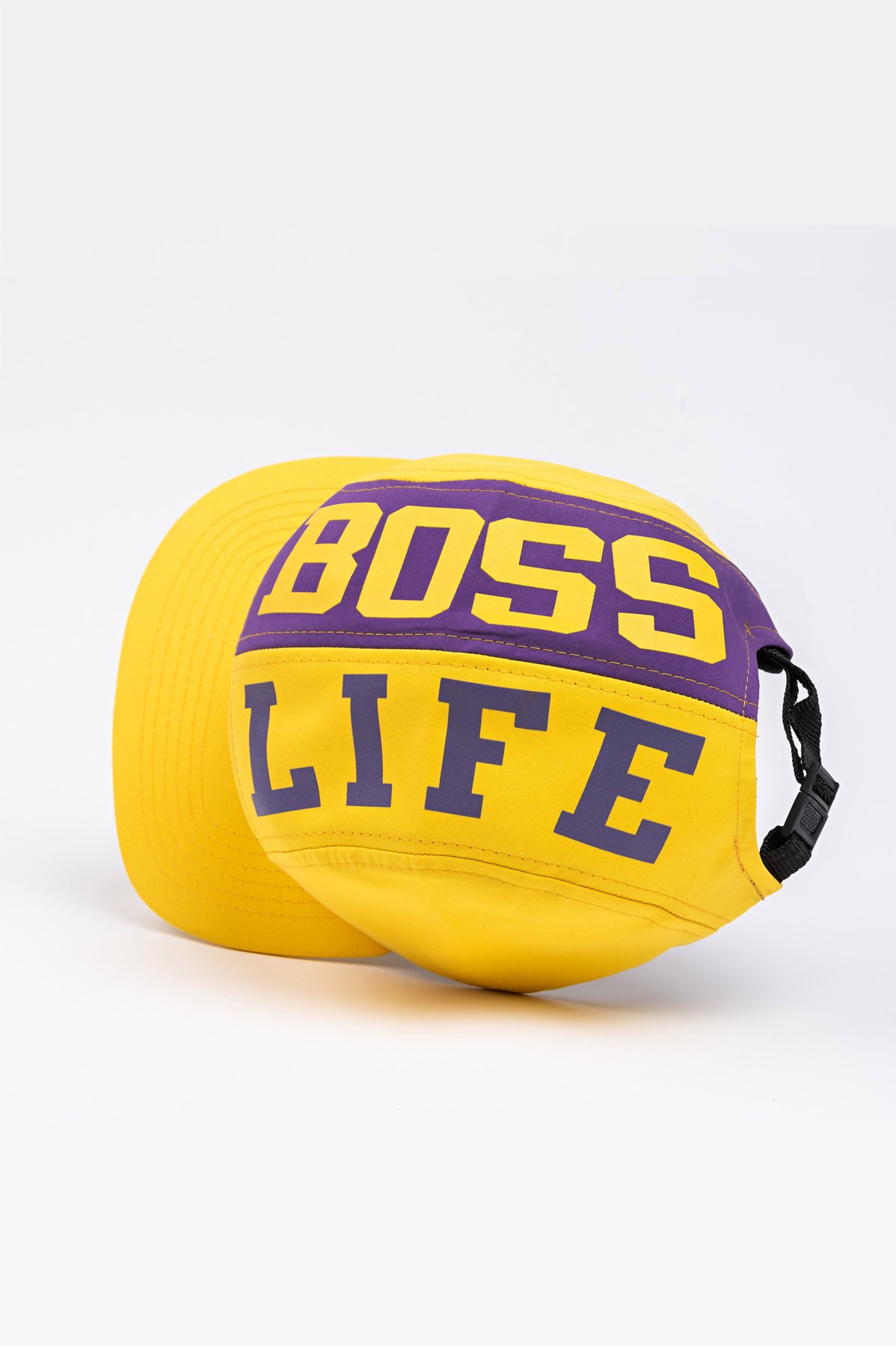 BONÉ FIVE PANEL BL17 YELLOW & PURPLE NEW BOSS | Boss Life