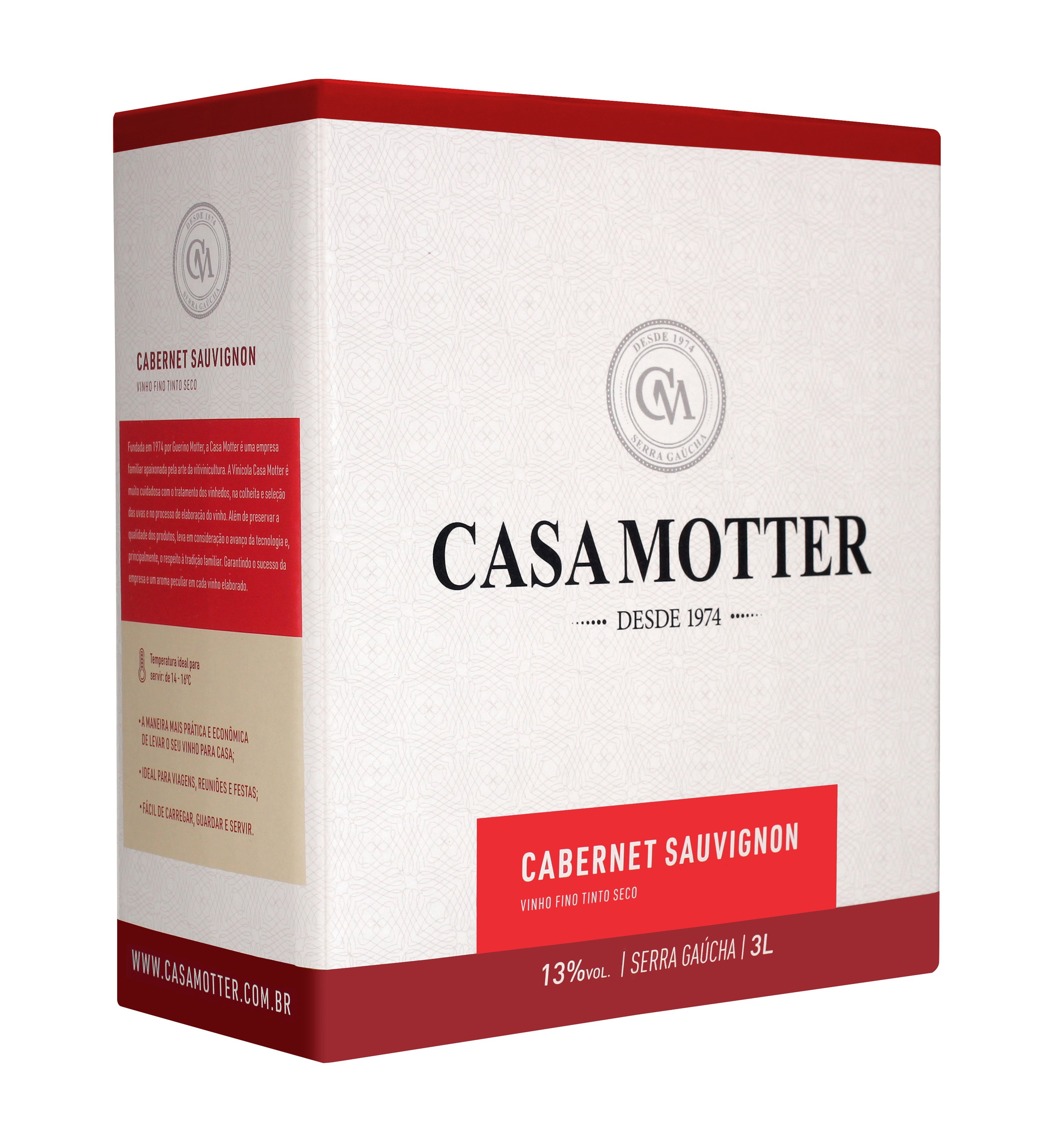 BAG-IN-BOX CABERNET SAUVIGNON 3L | Casa Motter