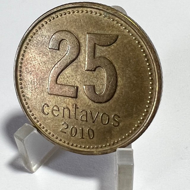 Moeda Argentina 25 Centavos Peso Estrangeira | Coleção CG Moeda Argentina 25 Centavos Peso Estrangeira | Coleção CG
