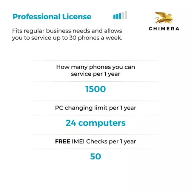 Chimera Tool Professional (12 meses) (1500 dispositivos) | GsmMestre