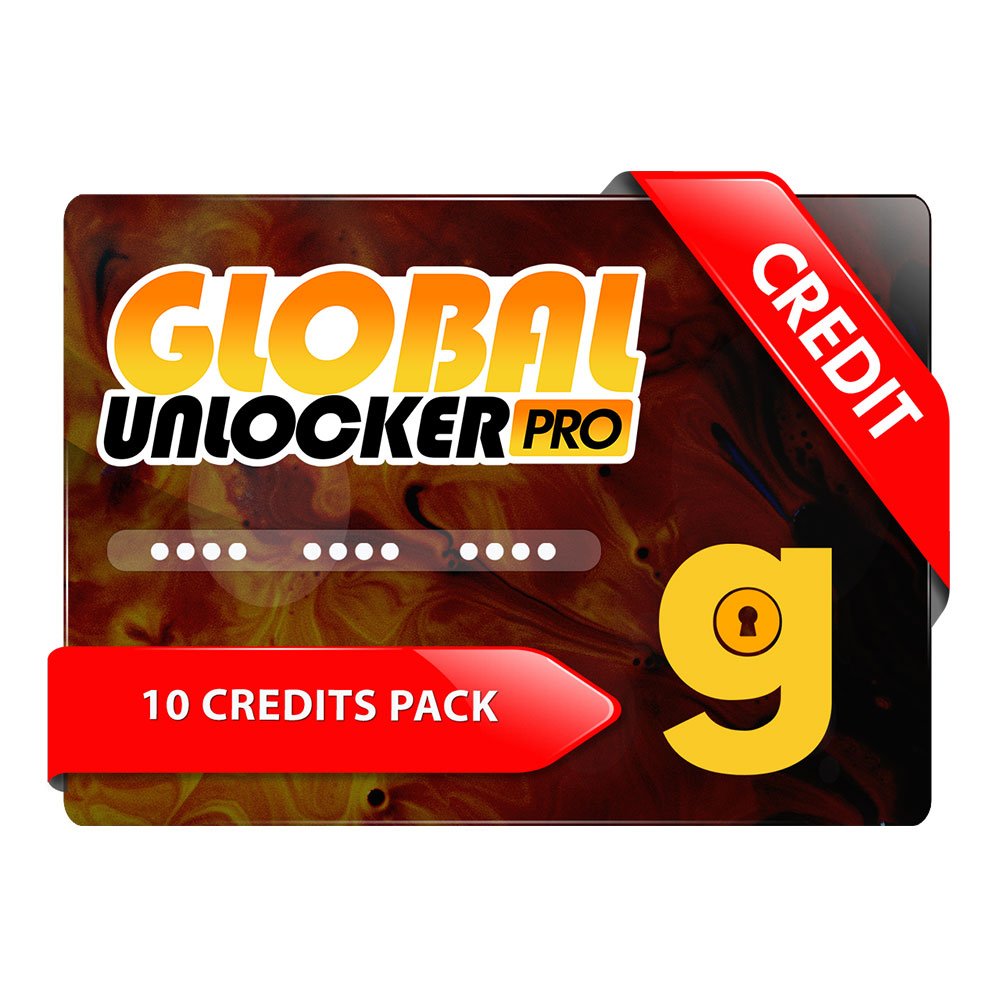 Pacote 10 créditos Global Unlocker Pro | GsmMestre