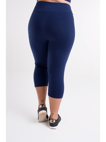Calça Corsário Azul Marinho - Linha Power | Monnieri Fit Wear