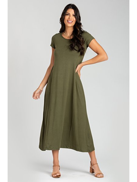 Vestido Longo com Manga em Promoção | Monnieri Fit Wear