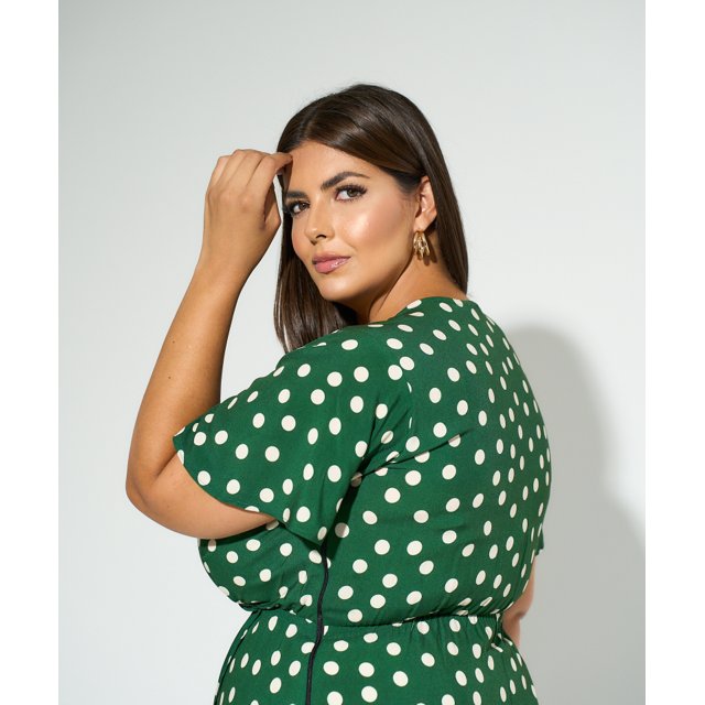Vestido Kayla Marine | CAMALEOA PLUS SIZE