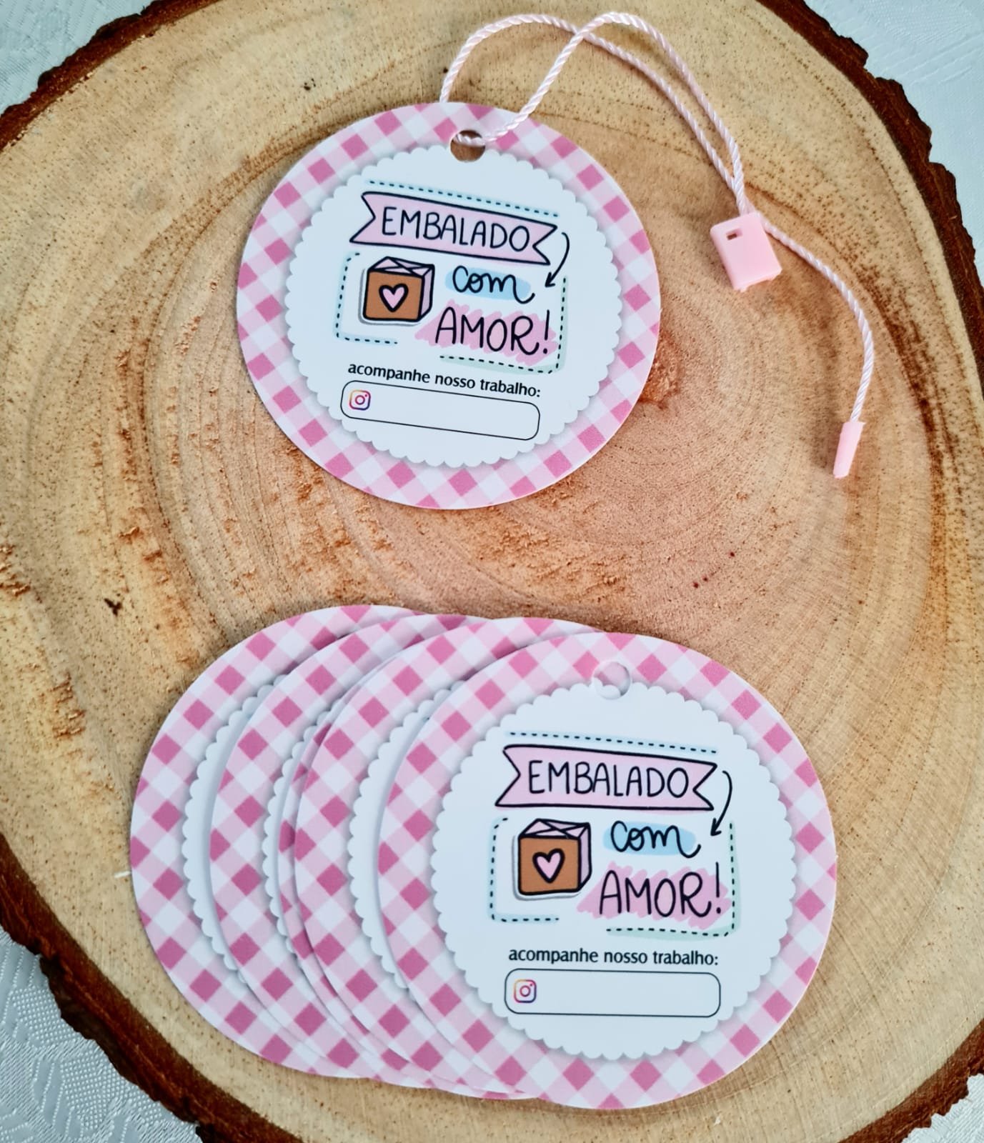 20 UN TAG REDONDA - PRONTA ENTREGA | Lurrie Etiquetas