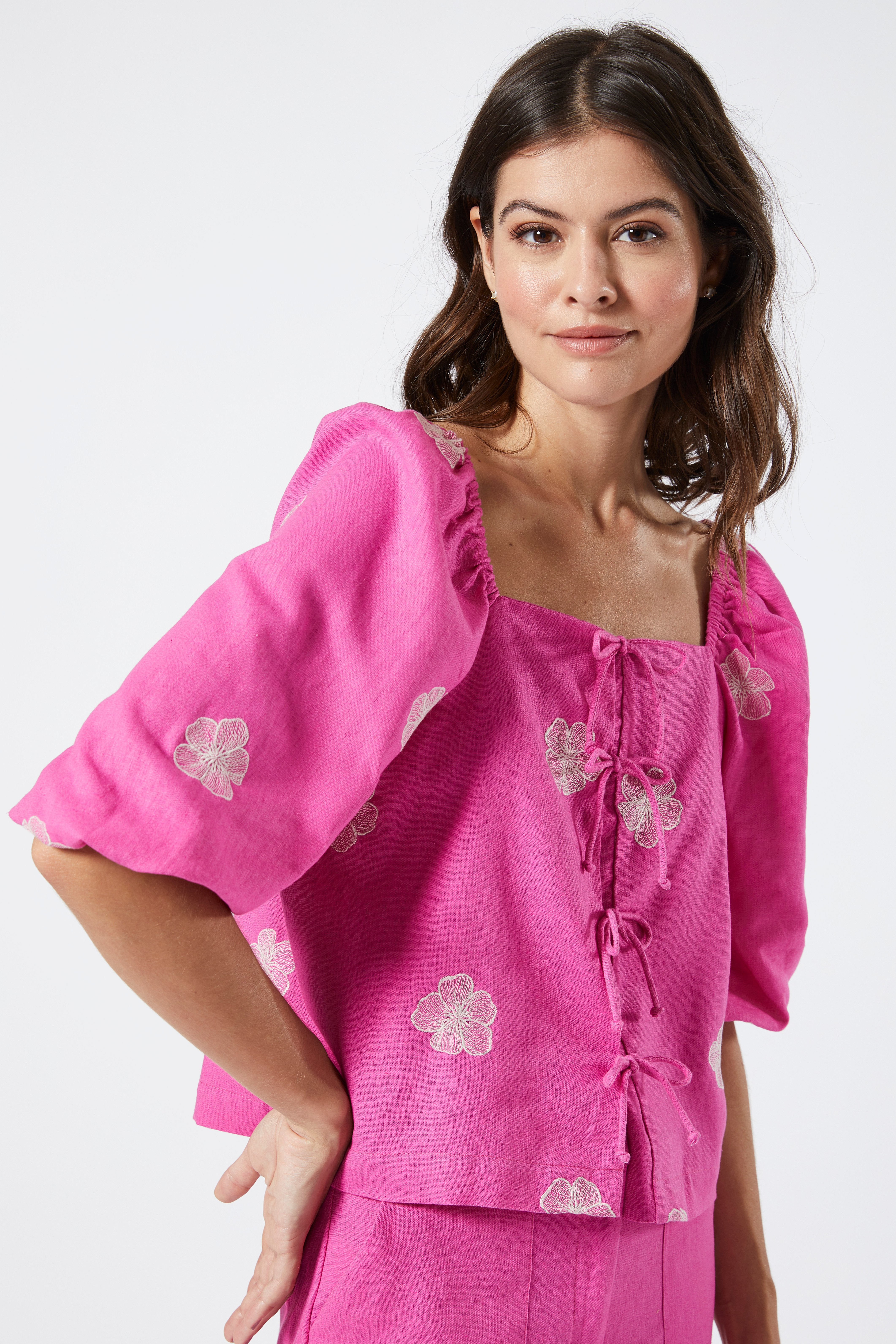 Blusa Manihi Rosa | Manu Manu Brand