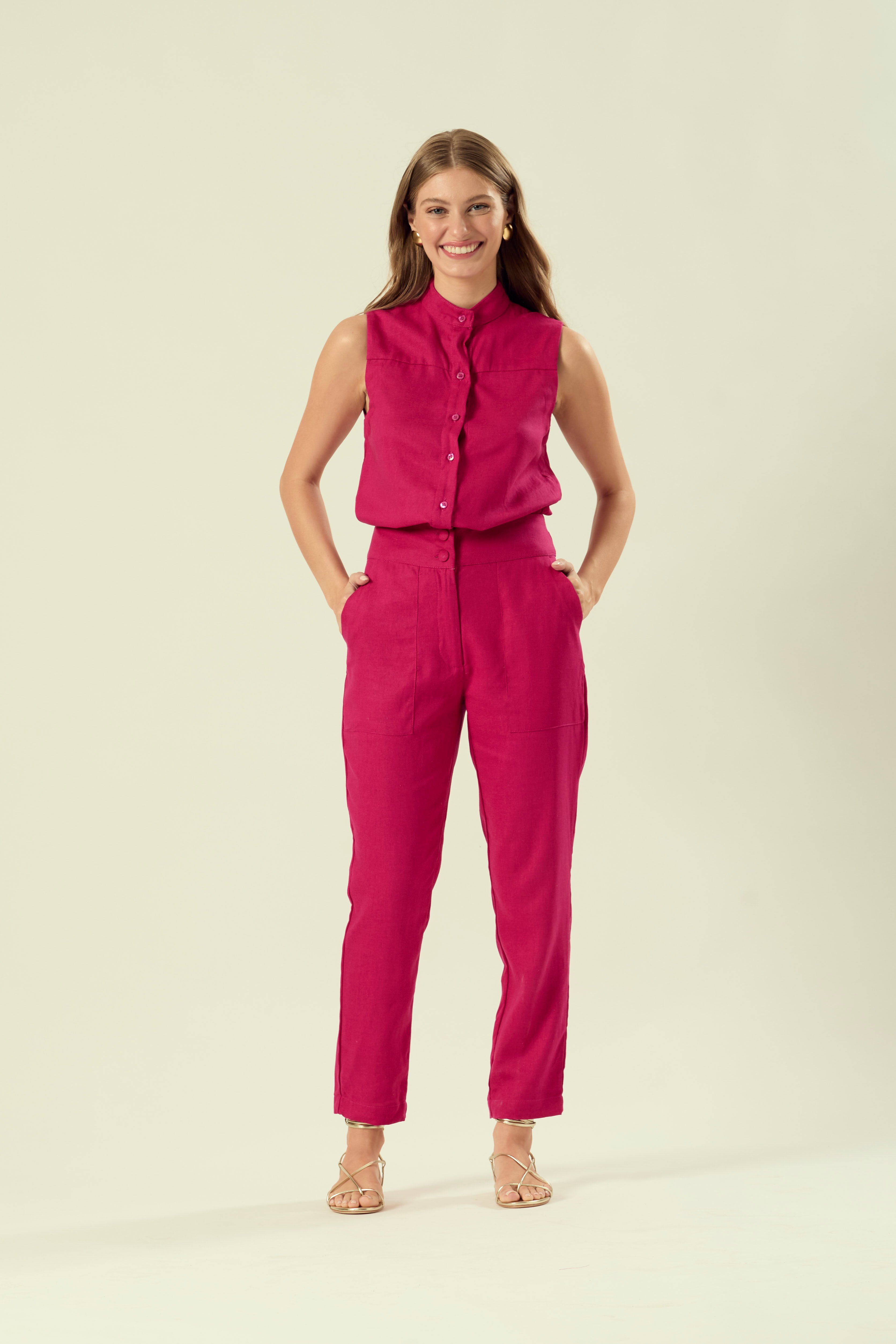 Calça luca rosa | Manu Manu Brand