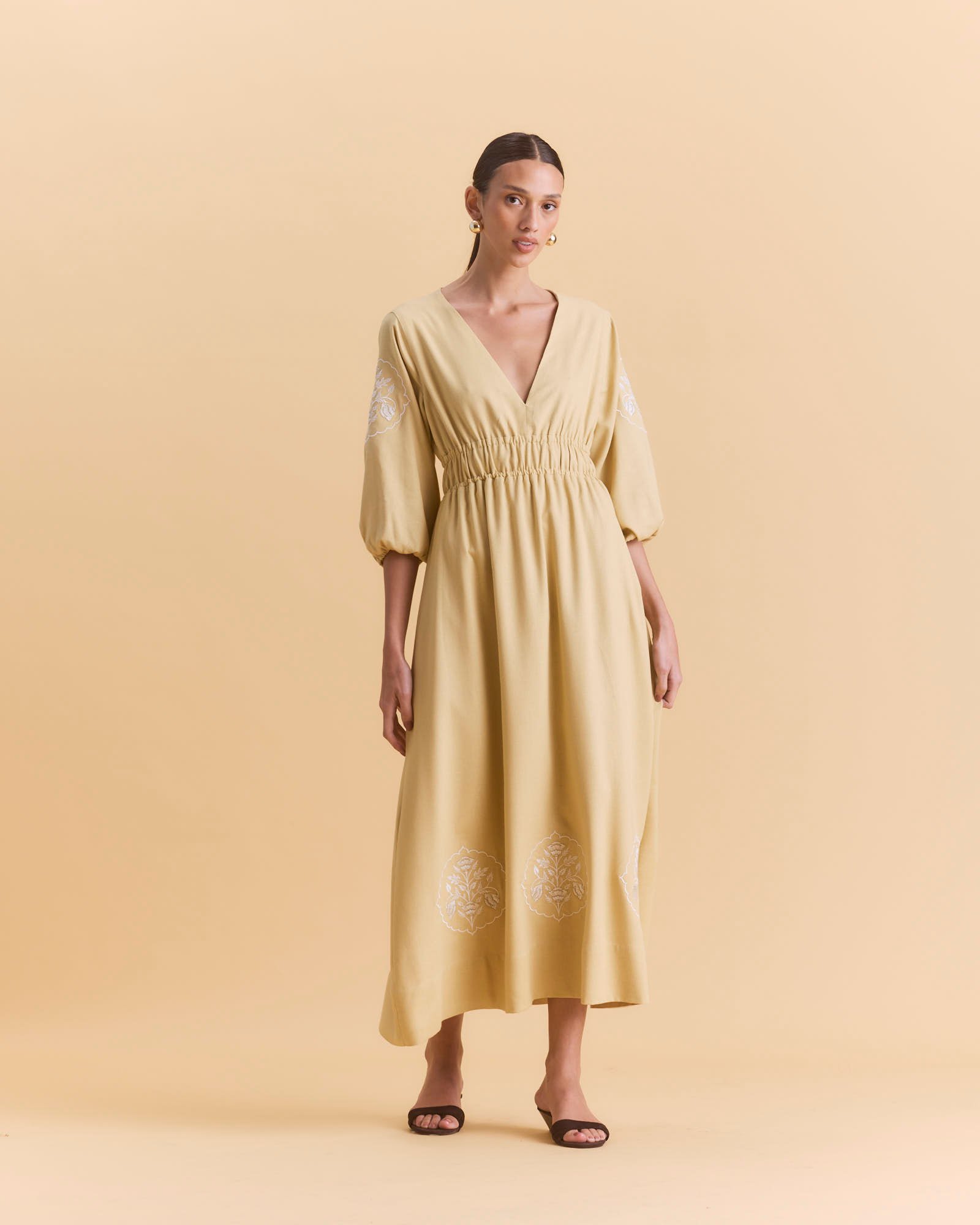 Vestido Origens Areia | Manu Manu Brand