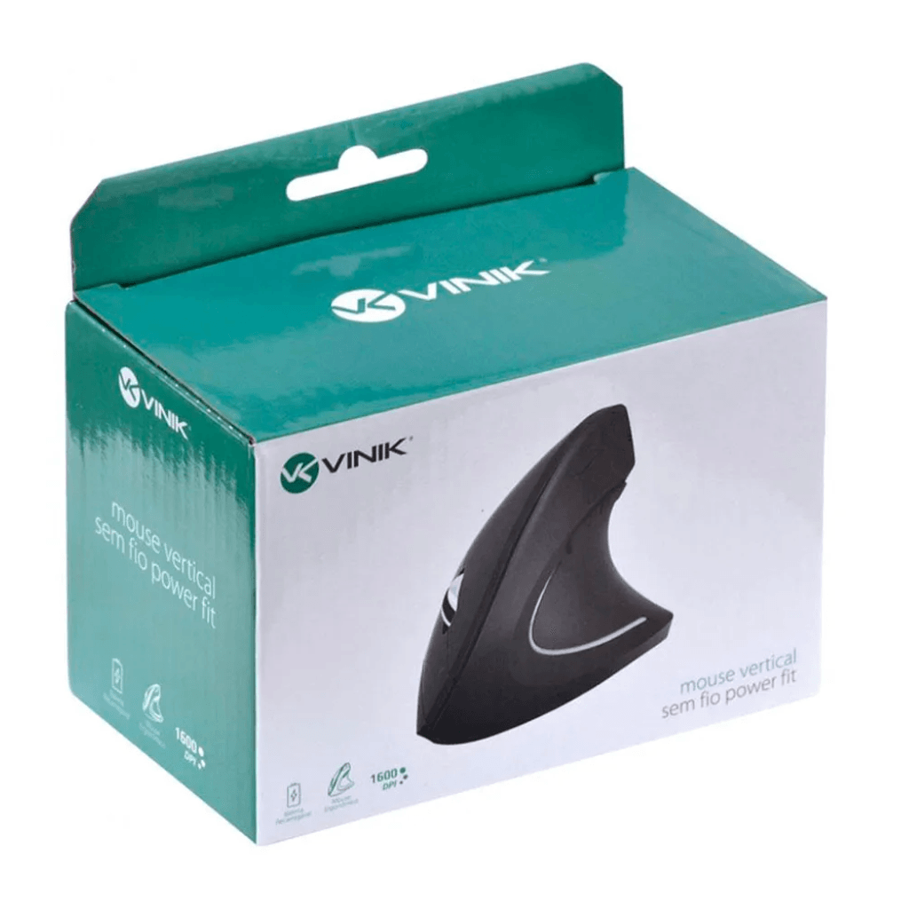 Mouse Vertical S/ Fio Power Fit Vinik PM300 | BSM INFORMATICA