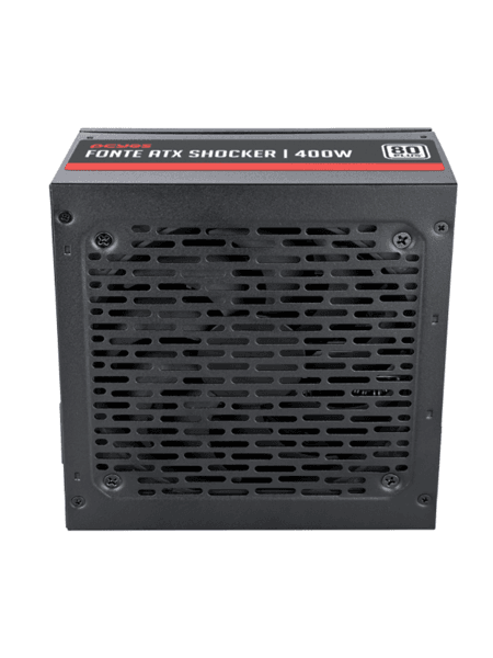 Fonte Atx Gamer PCYes Shocker 400W 80 Plus PF400HW | BSM INFORMATICA
