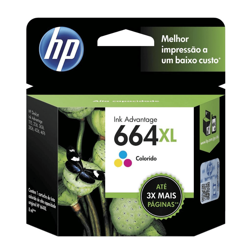 Cartucho HP 664xl Colorido | BSM INFORMATICA