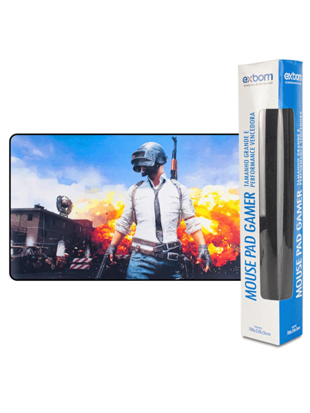 Mouse Pad Gamer Mapa Mundi Grande 70 x 35 | BSM INFORMATICA