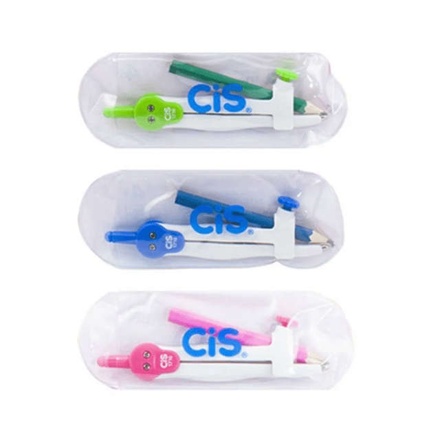 Compasso Escolar Com Lápis | Zeplin Papelaria