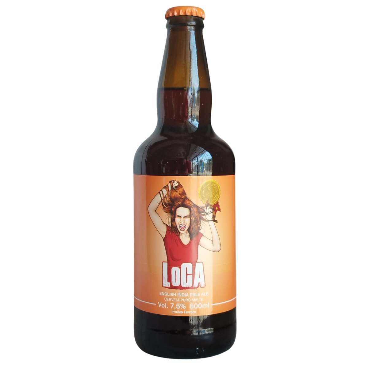 Cerveja artesanal Irmãos Ferraro Loca English IPA 500ml | Costi Bebidas