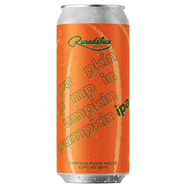Cerveja Ruradélica Pumpkin IPA Lata 473ml | Costi Bebidas