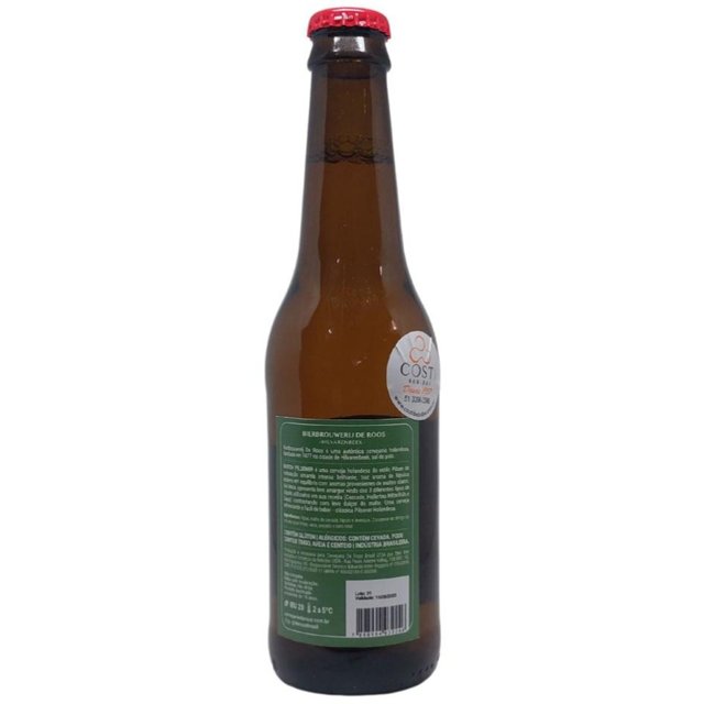 Cerveja De Roos Dutch Pilsener Long Neck 355 ml | Costi Bebidas