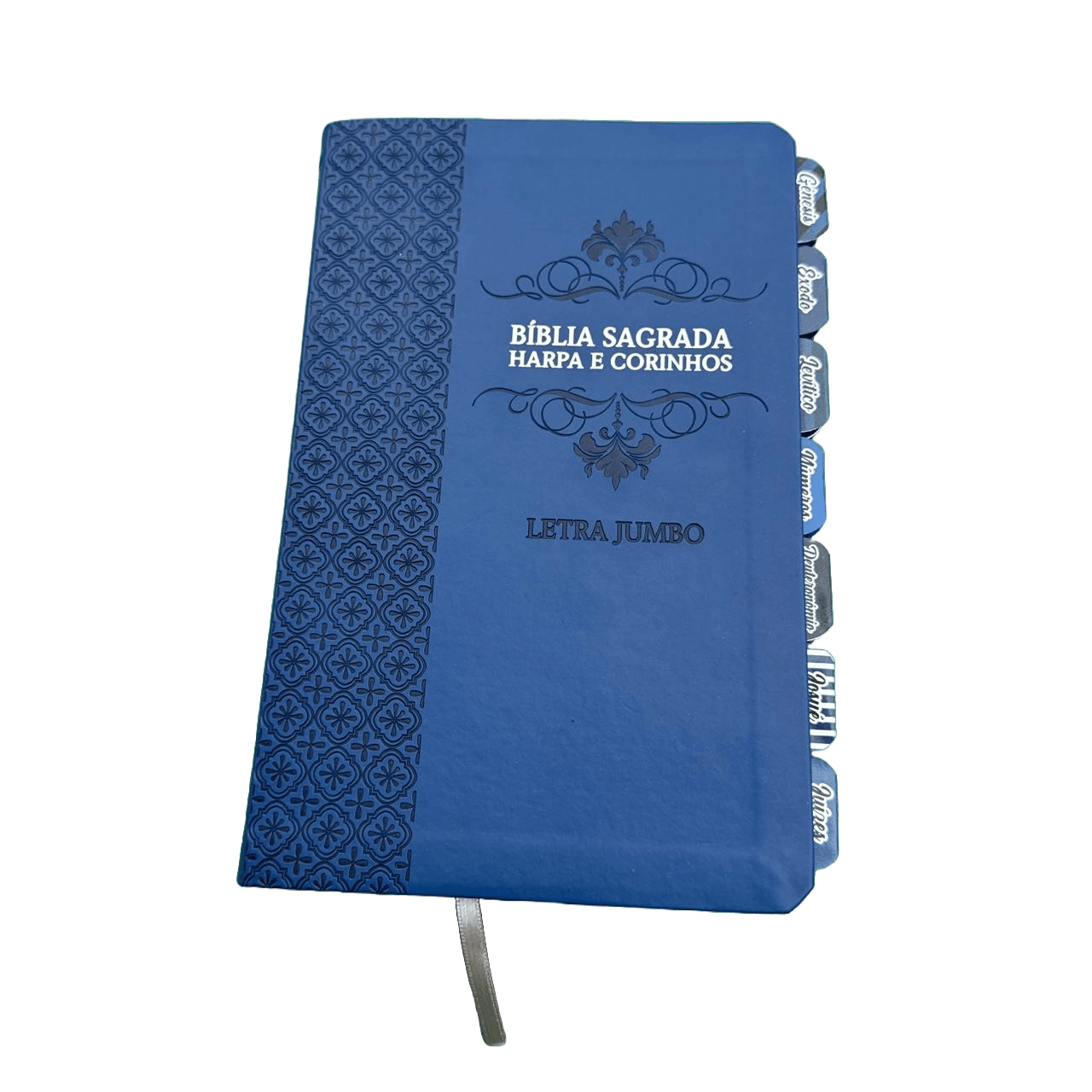 Bíblia Jumbo azul Full Color Com abas Adesivas Colocadas | IMPERIO DAS ...