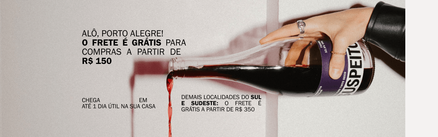 Suspeito Vinho | Harmoniza com boas histórias.
