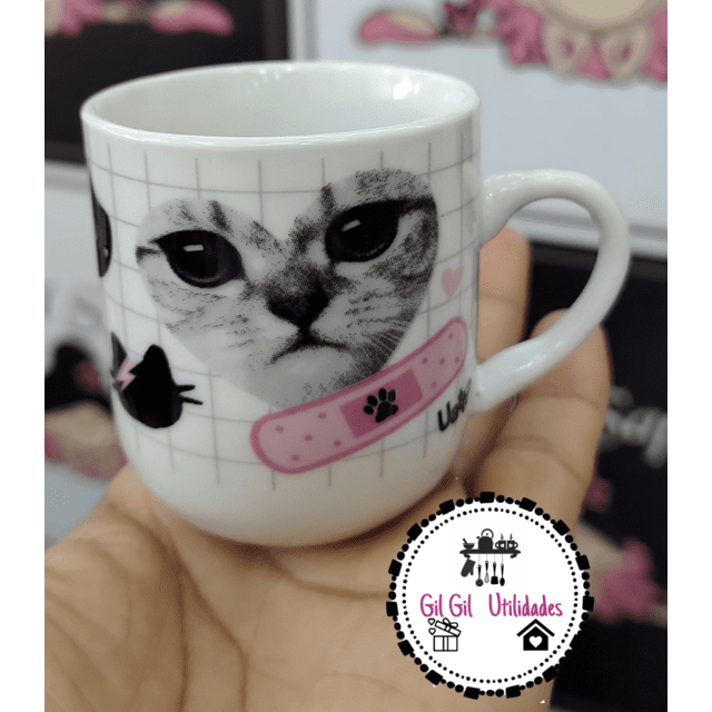 Mini Caneca Cat Lovers | Maiss Tênis
