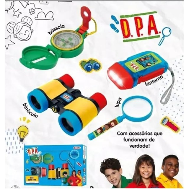 KIT DETETIVE DPA | ROBOTOYBRINQUEDOS