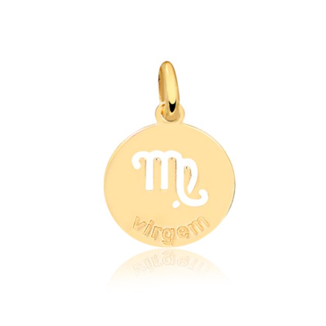 Pingente de Ouro 18K Signo Virgem | Têre Joias
