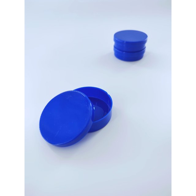 100 Latas Plastico Cores Sólidas | Art Milly