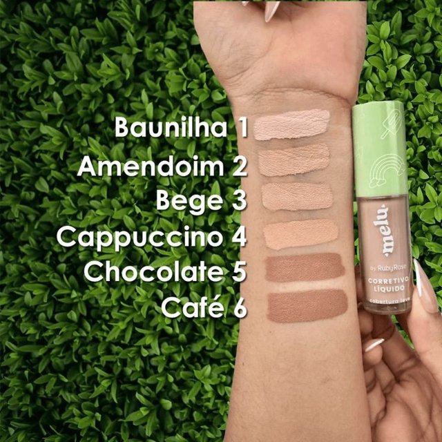 Corretivo Líquido Melu - Cor Cappuccino 4 | Hello Diva Make-up