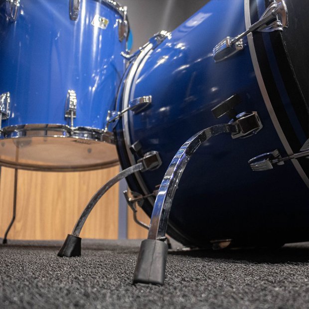 Bateria Ludwig Classic Maple 24/24/12/14/16/18 Blue Cortex Anos 80 ...