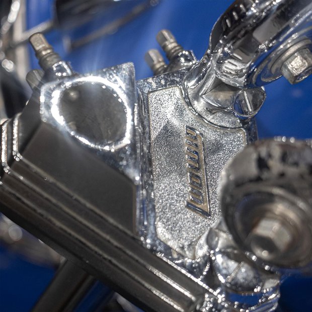 Bateria Ludwig Classic Maple 24/24/12/14/16/18 Blue Cortex Anos 80 ...