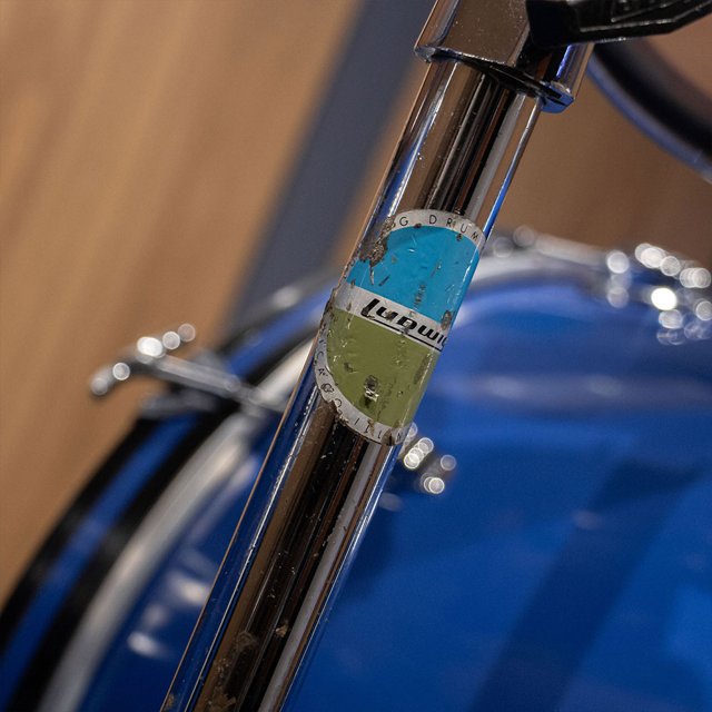 Bateria Ludwig Classic Maple 24/24/12/14/16/18 Blue Cortex Anos 80 ...