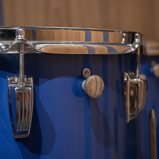 Bateria Ludwig Classic Maple 24/24/12/14/16/18 Blue Cortex Anos 80 ...