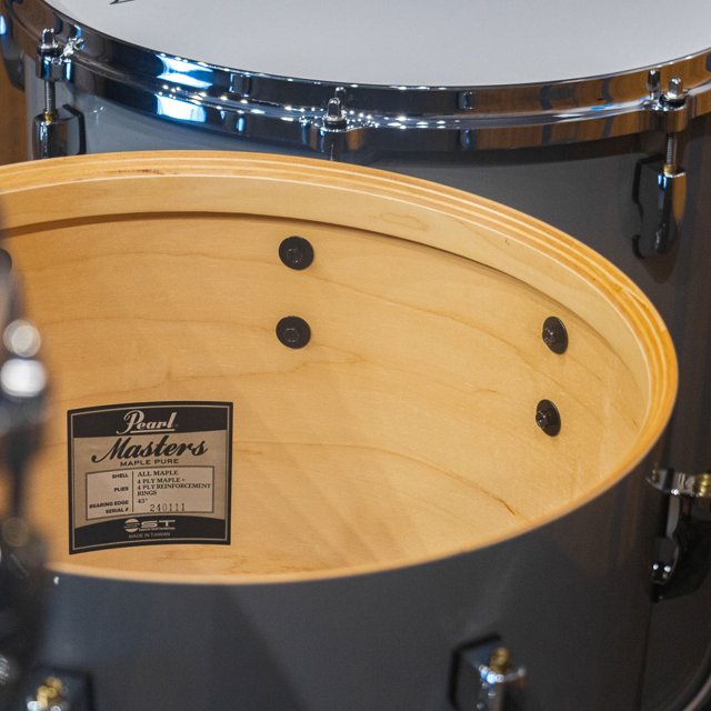 Bateria Pearl Masters Maple Pure 22/10/12/14/16 Putty Crey #859 (Única ...
