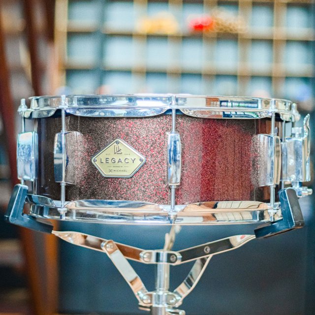 Caixa Michael Legacy 13x5,5 Sparkle Wine Seminova | 100% Batera Drum ...