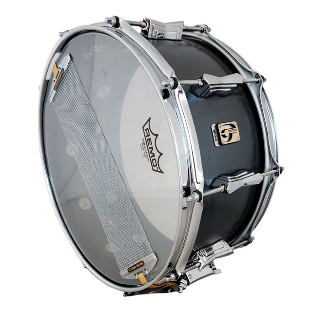 Caixa British Talisman 14x6,5" Signature Nicko McBrain Steel Shell Made ...