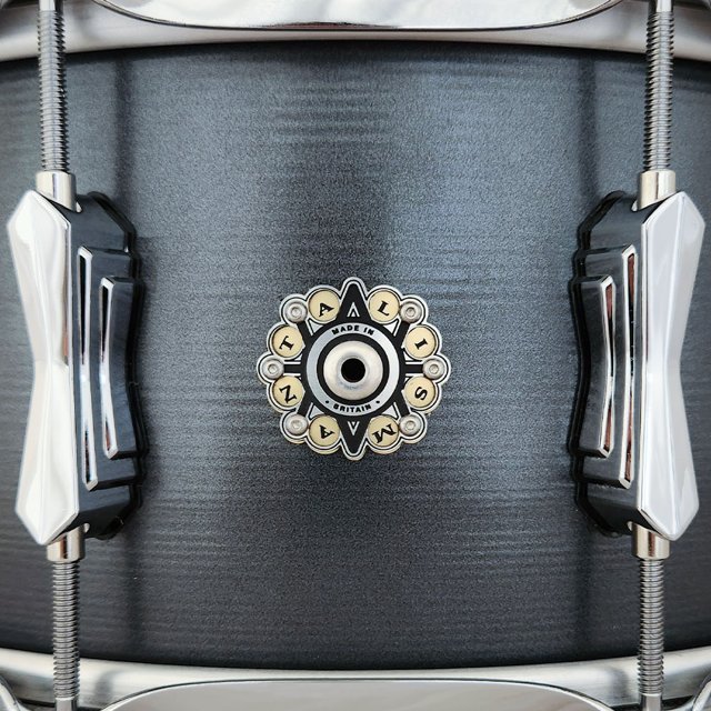 Caixa British Talisman 14x6,5" Signature Nicko McBrain Steel Shell Made ...