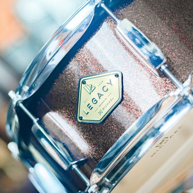 Caixa Michael Legacy 13x5,5 Sparkle Wine Seminova | 100% Batera Drum ...