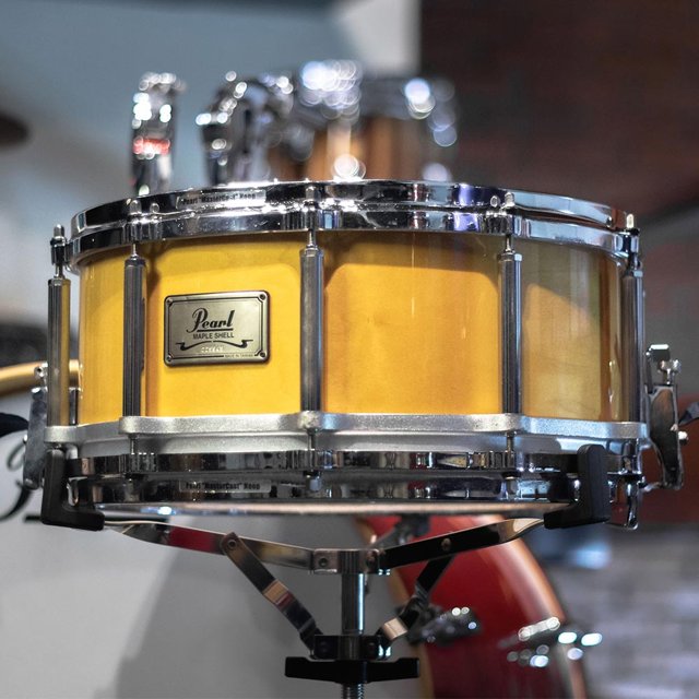 Caixa Pearl Free Floanting 14x6,5" Maple Shell Anos 90 Raridade ...