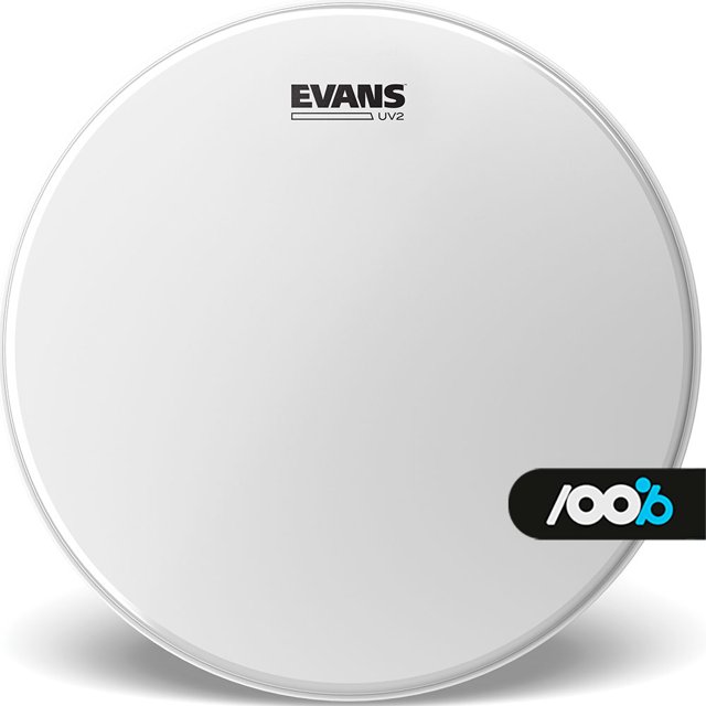 Pele Evans Para Bateria UV2 Coated 10" Porosa UV Filme Duplo B10UV2 | 100% Batera Drum Shop ...