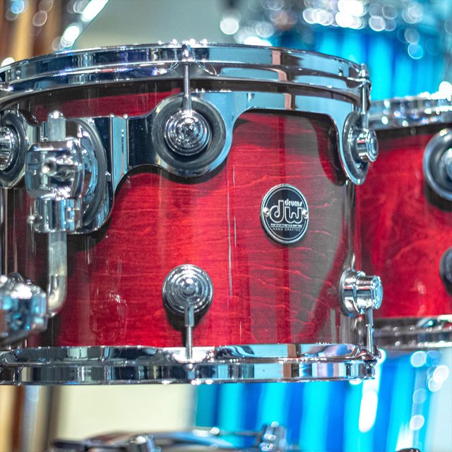 Bateria Dw Performance Series Maple 22/10/12/16 Cherry Stain Seminova ...