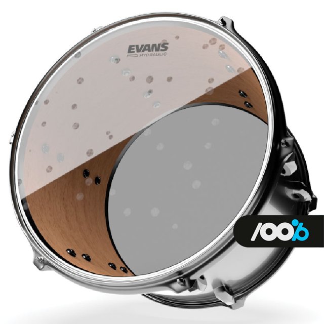 Kit de Pele Evans Para bateria Hydraulic Clear 10/12/14 Filme Duplo | 100% Batera Drum Shop ...